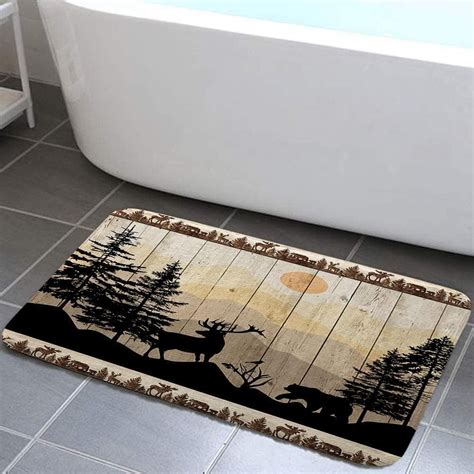 Funny Doormat Rustic Cabin Outdoor Doormat Rug For Home Entrance