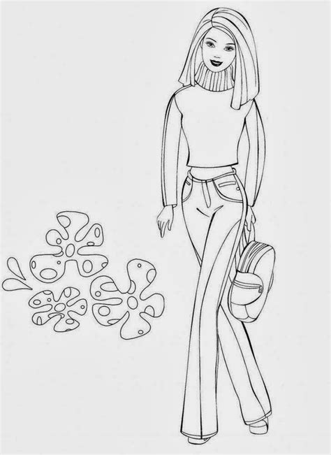 Maestra De Primaria Dibujos De Barbies Para Colorear O Para Imprimir