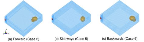 3 The Model Setup Simulating The Head Orientation With Respect To The Download Scientific
