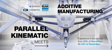 Parallel Kinematics Meets Additive Manufacturing Elha