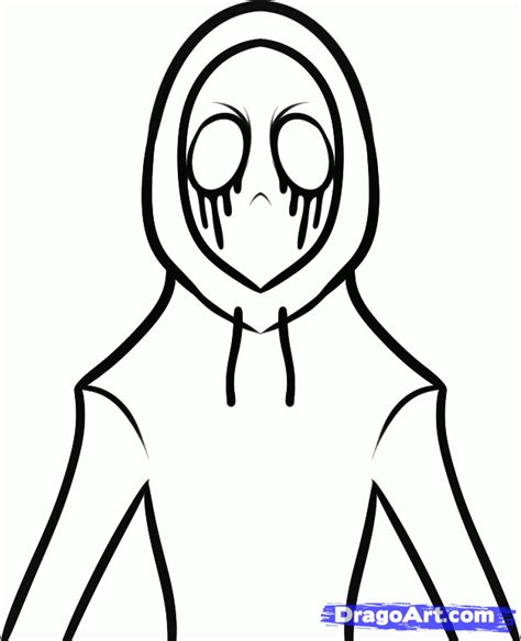 Creepypasta Eyeless Jack Coloring Pages
