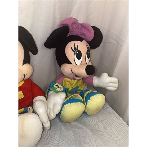 Vintage 1992 Disneys Minnie Mickey Mouse Learn To Dress Me Etsy
