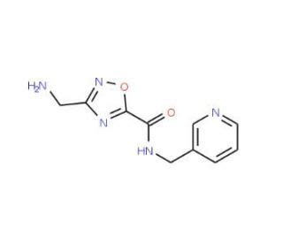 3 Aminomethyl N Pyridin 3 Ylmethyl 1 2 4 Oxadiazole 5 Carboxamide