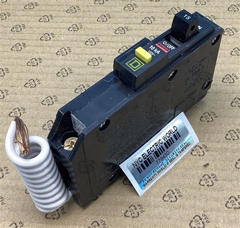 New Circuit Breaker Square D Qo115gfi 15 Amp 1 Pole 120v Gfci Ebay