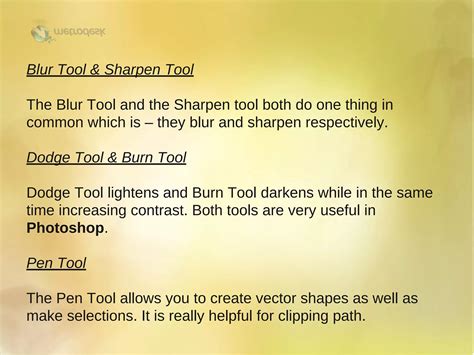 Introducing Photoshop Toolbar For Photoshop Users Ppt