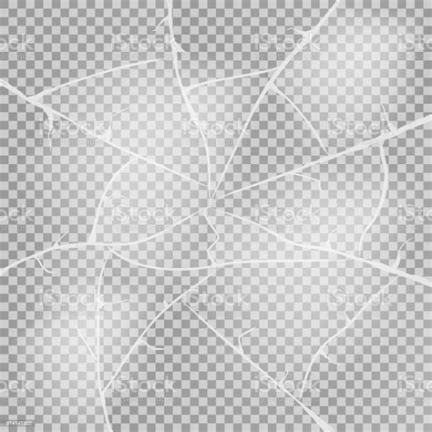 透明な背景に氷の表面のテクスチャーベクトルの図 壊れたのベクターアート素材や画像を多数ご用意 壊れた 鏡 ベクター画像 Istock