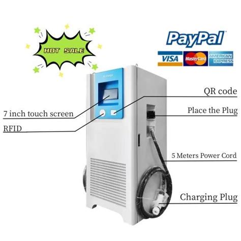 New EU Standard Customized LCD Touch Display Fast Charging Station China Fast EV Charging