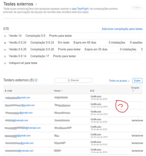 App Store Connect Where Is Notify Button In The Ios Testflight For External Texts Stack
