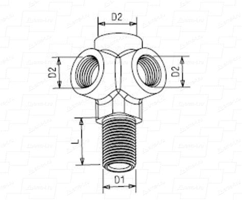 Крестовина M16х1,5/М16х1,5 KONGSBERG 6161894 купить, цена, в наличии