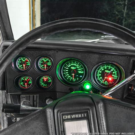 Glowshift Gauges Black 7 Color Custom Dashboard Gauge Set Urotuning
