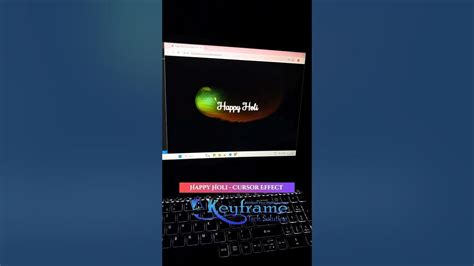 Happy Holi Cursor Move Animation Html Css And Javascript Youtube