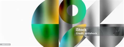 삼각형 선 및 둥근 요소의 조화로운 상호 작용을 특징으로 하는 모자이크 패턴 구성으로 포스터 표지 배너 브로셔 웹사이트를 위한 시각적으로 매력적이고 역동적인 디자인을