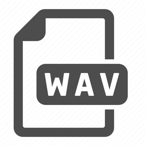 Document Extension File Format Wav Icon Download On Iconfinder