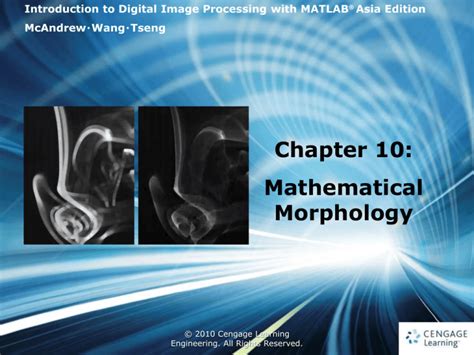 Mathematical Morphology