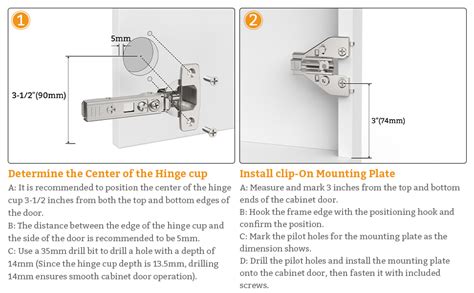 Chibery 10 Pack Full Overlay Cabinet Hinges Face Frame And Frameless 4d