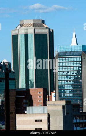 Aerial View Of CBD Looking Northeast Harare Zimbabwe Stock Photo 100761849 Alamy