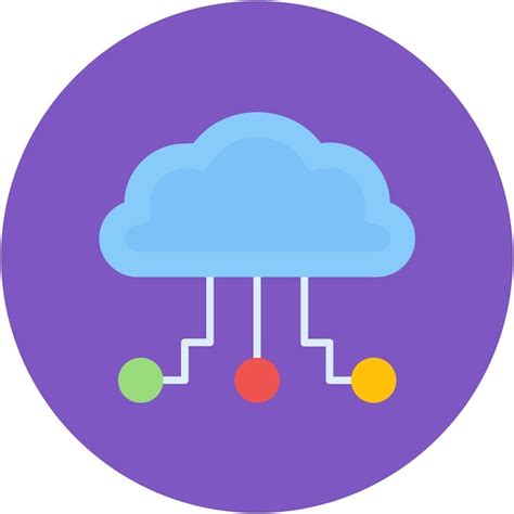 Premium Vector Cloud Computing Vector Illustration Style