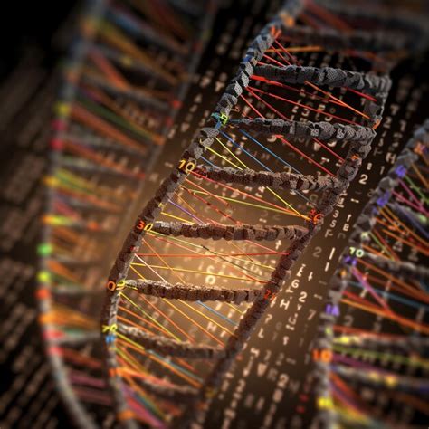 Premium Ai Image Dna With Random Famous Mathematical Equations As A