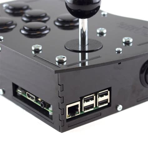 Deluxe Arcade Controller Kit For Raspberry Pi Stealth Black
