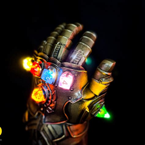 3d Printable The Infinity Gauntlet Wearable Dnd Dice Holder By 3demon