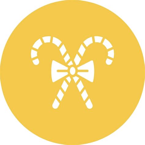 Premium Vector Candy Cane Vector Illustration Style