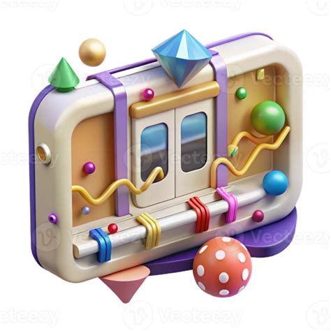 Extraordinary Creative Interactive Subway Map Concept Isolated For Digital Displays Detailed