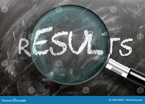 Learn Study And Inspect Results Pictured As A Magnifying Glass