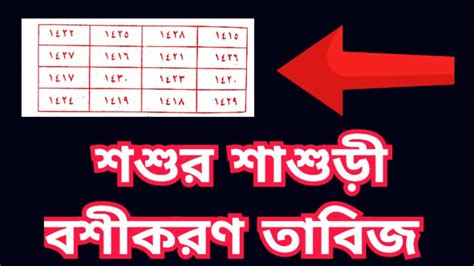 শাশুড়ি এবং শশুর বশীকরণ করার তাবিজ Youtube