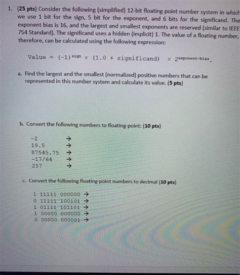 Solved Pts Consider The Following Simplified Chegg