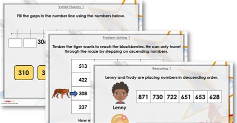 Year 3 Ordering Numbers Lesson Classroom Secrets Classroom Secrets