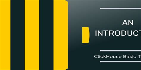 ClickHouse Basic Tutorial An Introduction DEV Community