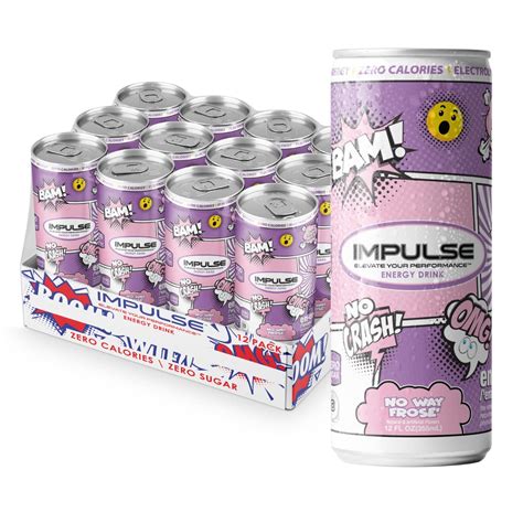 Buy Impulse Energy Drink Great Tasting Boost Energy No C Zero Sugar