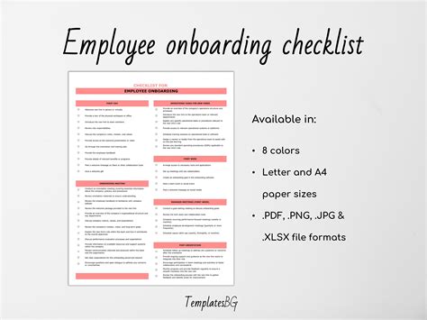 Employee Onboarding Checklist Hr Template For New Hires In Excel