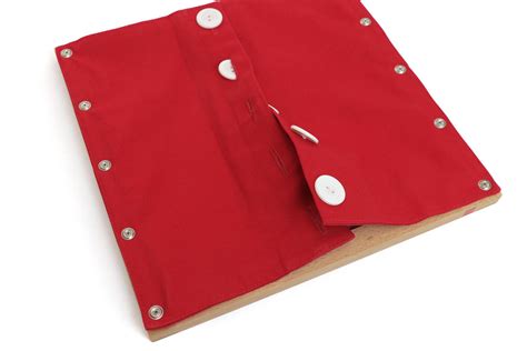 Buttoning Frame With Large Buttons Etc Montessori Online