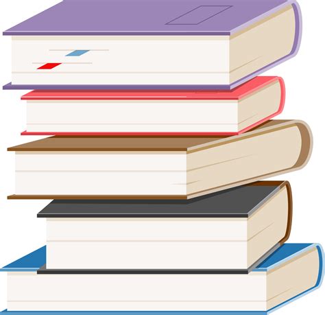 Book Stack Png