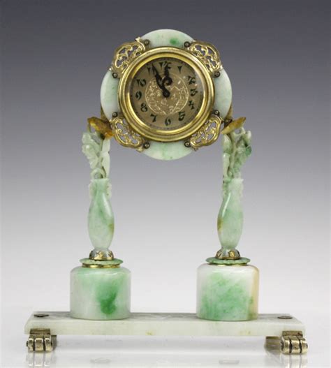 Sold Price Edward Farmer Silver Gilt Jade Chinoiserie Clock October