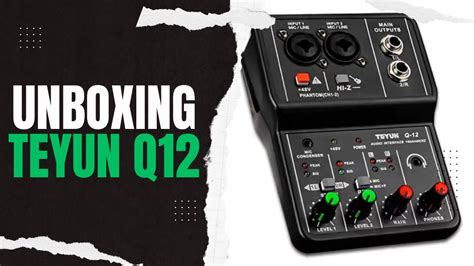 Audio Interface Under 1000 Pesos?! Teyun Q12 Unboxing - YouTube