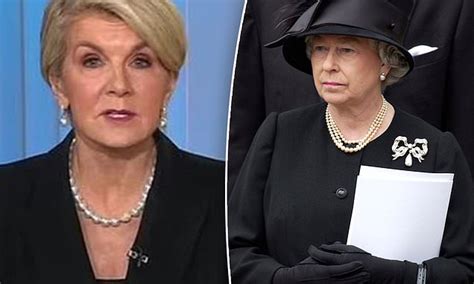 Julie Bishop Pays Tribute To The Queen With Classy Detail In Her Outfit