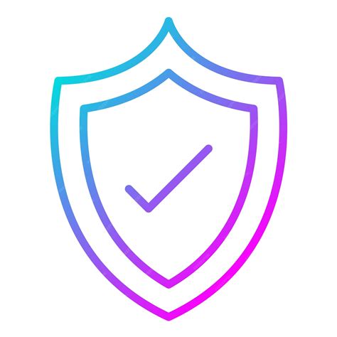 Premium Vector Security Shield Vector Illustration Style