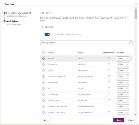 configure dataverse exports using azure synapse links for azure sql