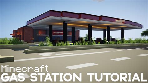 Minecraft How To Build A Realistic Gas Station Youtube