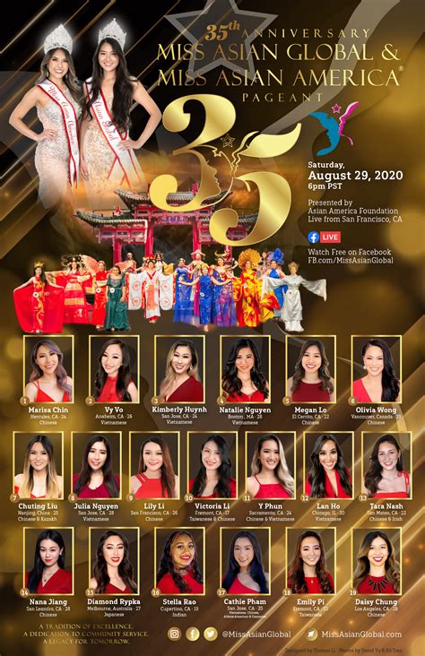 2020 Miss Asian Global And Miss Asian America Pageant