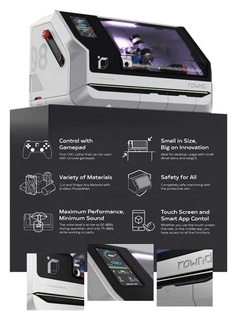 Rownd Desktop Cnc Lathe Hits Kickstarter Geeky Gadgets