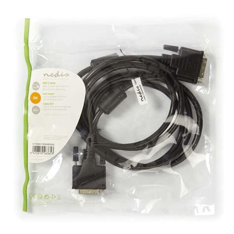 DVI Cable | DVI-D 24+1-Pin Male | DVI-D 24+1-Pin Male | 1080p | Nickel ...