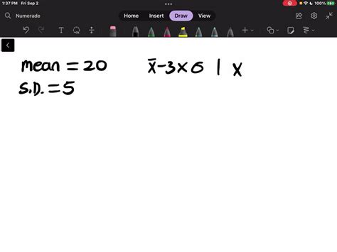 Solved From A Sample Of Size 100 The Following Descriptive Measures