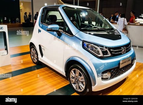 Zotye E200 Micro Ev On Display At The 2015 Shanghai Auto Show Stock