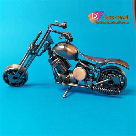 ماکت موتور هارلی دیویدسون دستساز فروشگاه لوکس ایرانی