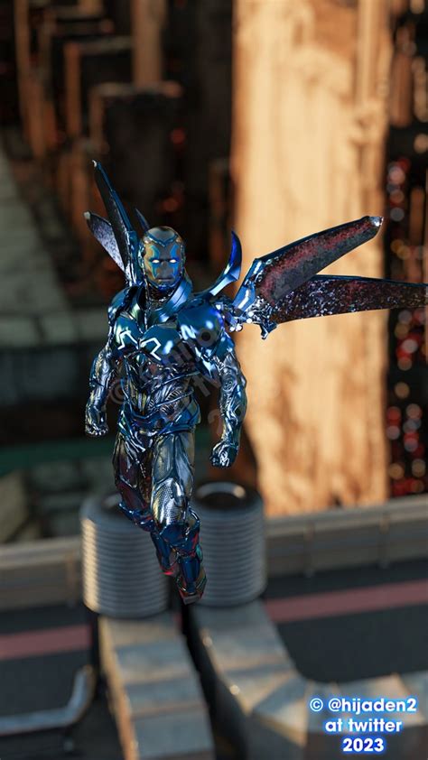Hijaden On Twitter Wohoo Blue Beetle Outfit Got My Hands On It