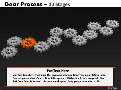 Powerpoint Process Image Gears Process Ppt Slide