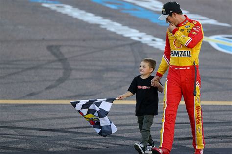 After A Dna Test Joey Logano Just Confirmed That Hudson Is Not